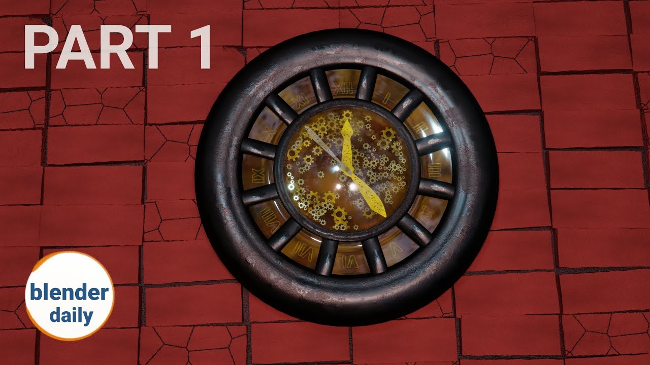 How to build an analog clock in Geometry Nodes | Blender Geonodes Daily ...