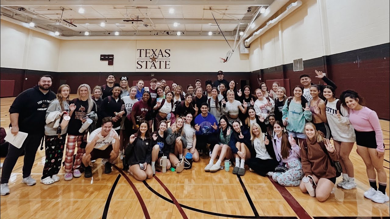 Interviews with Texas State Cheerleaders - YouTube