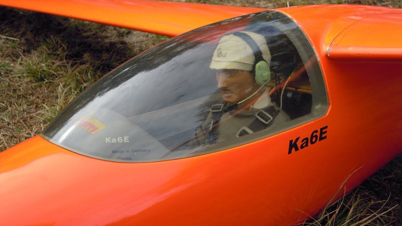 20181010 rc glider Multiplex Ka6E - YouTube