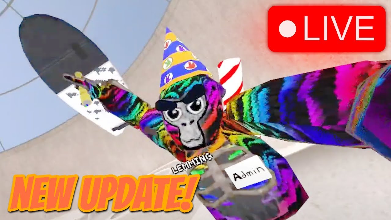 🔴GORILLA TAG HOVERBOARD UPDATE🔴 LIVE WITH VIEWERS - YouTube