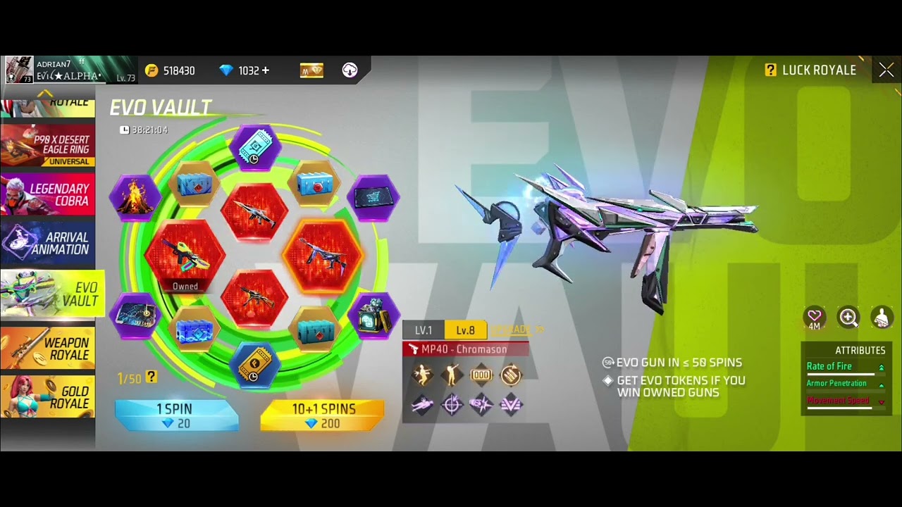 New Lucky Royale Evo Vault R.I.P💎😭 #freefiremax @NonstopGaming_ - YouTube