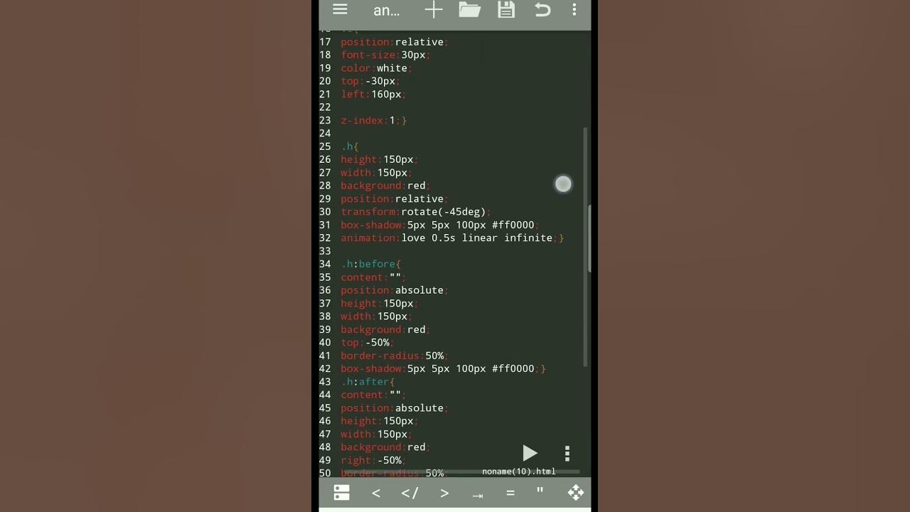 How To Create 💓 Animation Html And Css Htmlcoding Htmlcss Coding Youtube