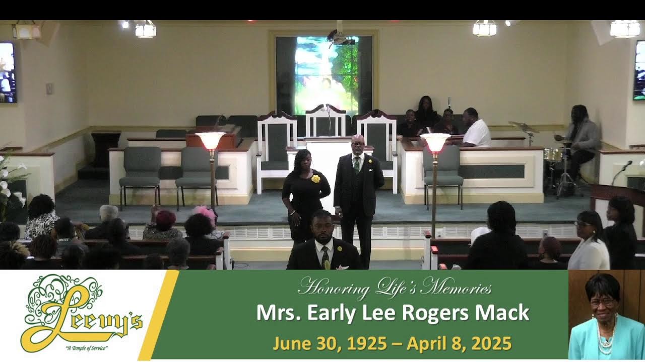 Mrs. Early Lee Rogers Mack - April 18, 2025 - YouTube