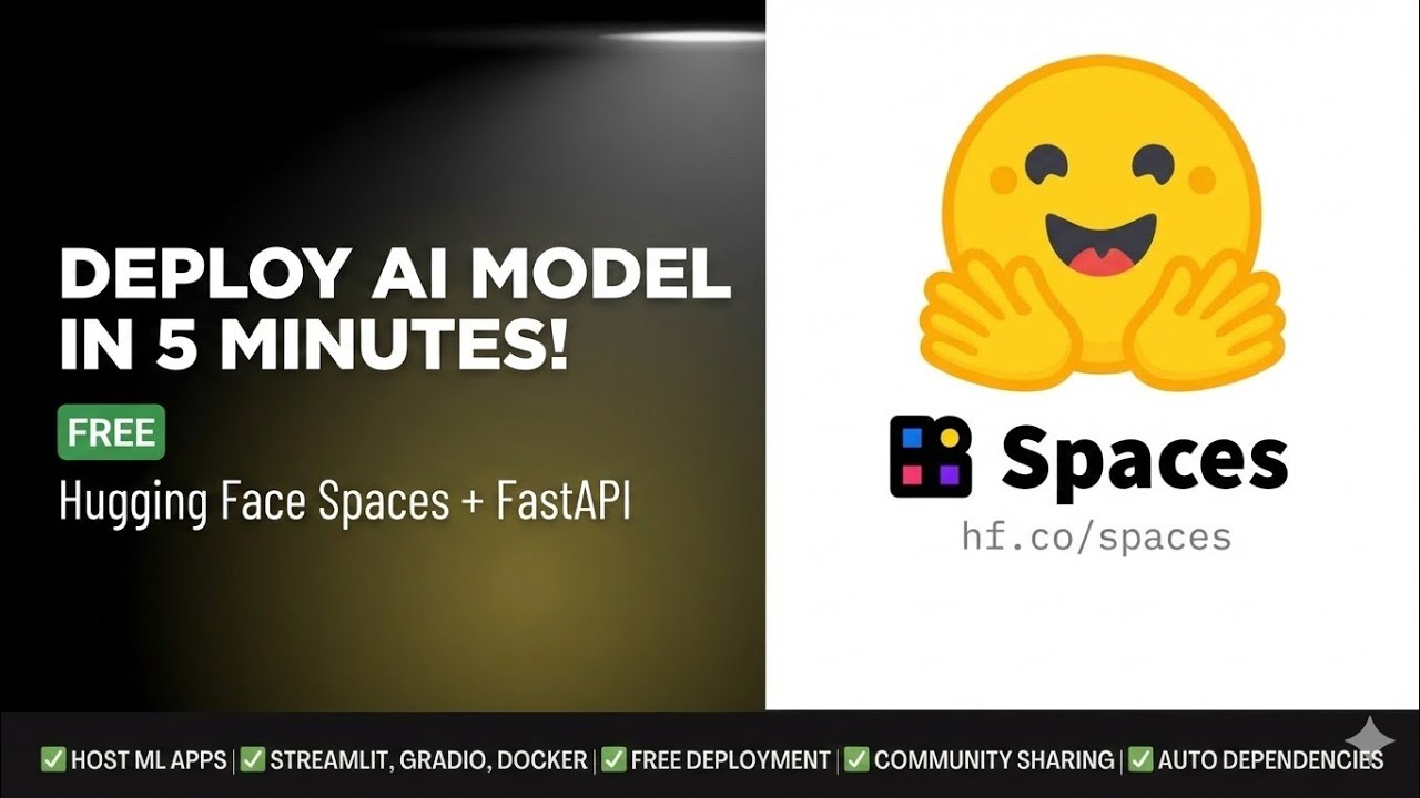 Host AI Model for FREE on Hugging Face Spaces 🚀 | FastAPI + API Key (No ...