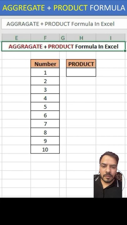 AGGREGATE + PRODUCT Formula In Excel #excel #exceltips #exceltutorial #msexcel #microsoftexcel ...