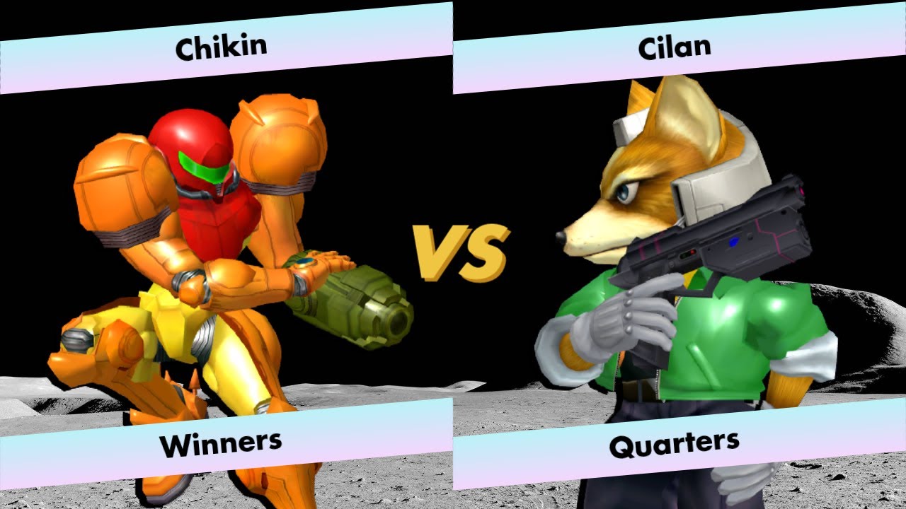 Moonwalk #55 | Chikin (Samus) vs Cilan (Fox) | Melee Winners QF's - YouTube