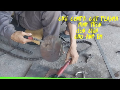 cách chế compa quay hình tròn - YouTube