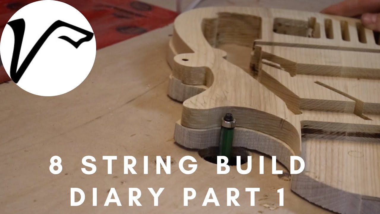 8 String Guitar Build Diary Pt 1 - YouTube