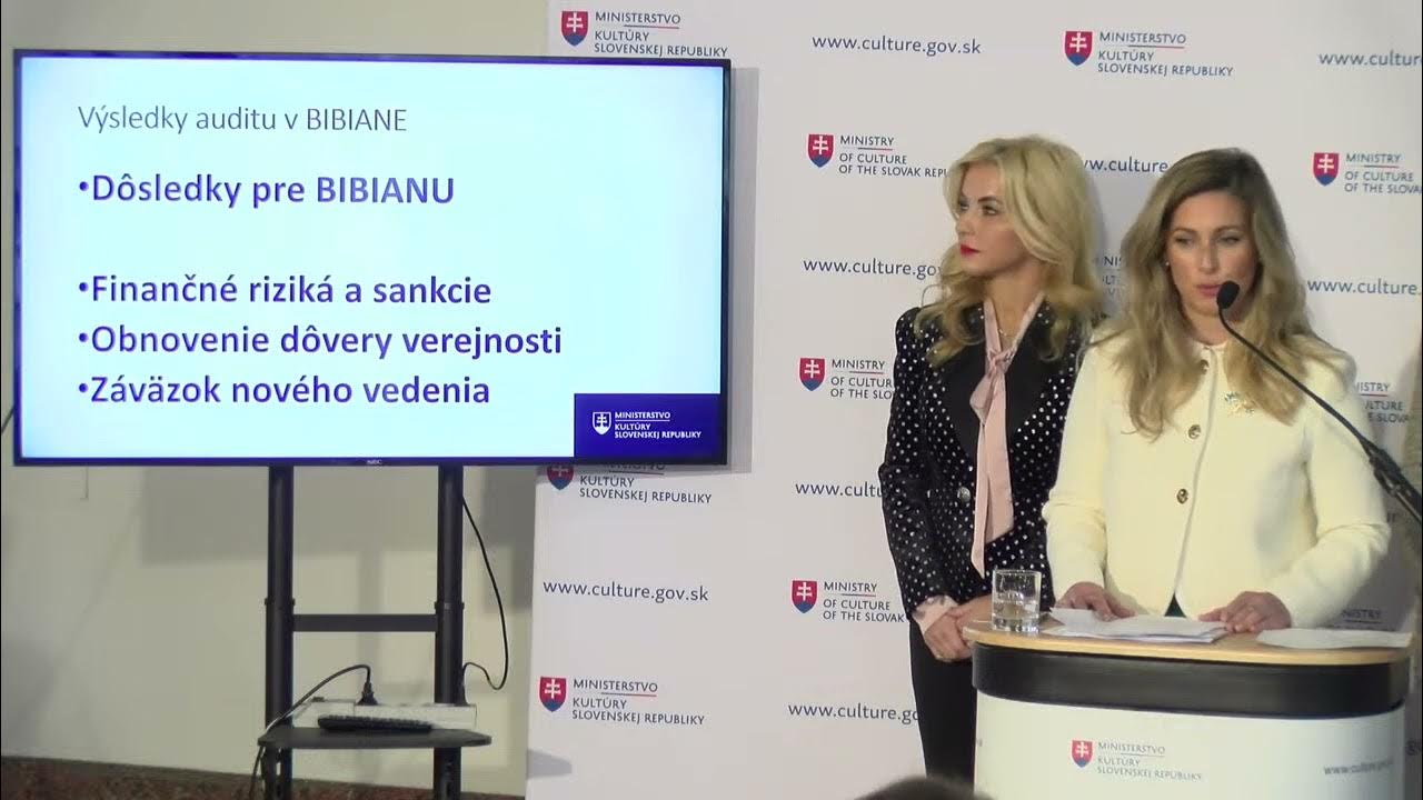 Flach k auditu v Bibiane: Na bývalú riaditeľku sa sťažovali už dvom ministerkám predtým - YouTube