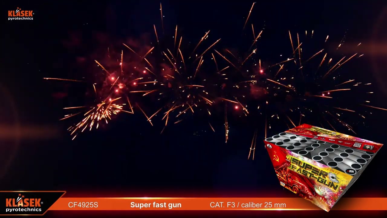 Super fast gun | Klasek pyrotechnics at Showtime Fireworks - YouTube