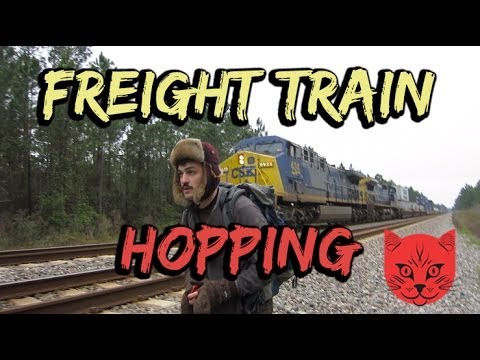 Hopping Freight Trains | ADVENTURE KATZ - YouTube