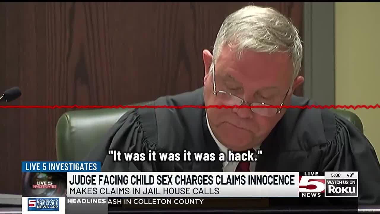 VIDEO: ‘It was a hack’: Charleston judge facing child sex charges ...