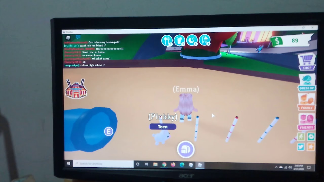 Fun adopt me pls subscribe my channel and like dis video - YouTube