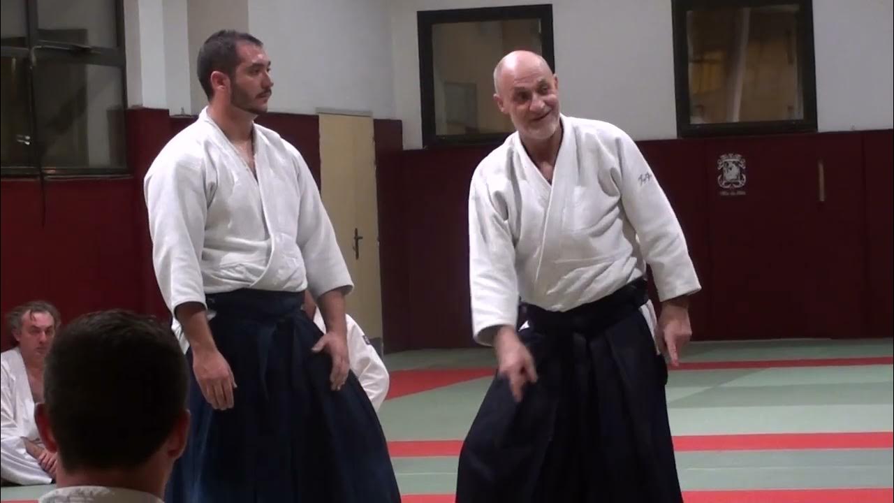 Aikido Sensei Philippe Gouttard - Yokomen Uchi Ikkyo - YouTube