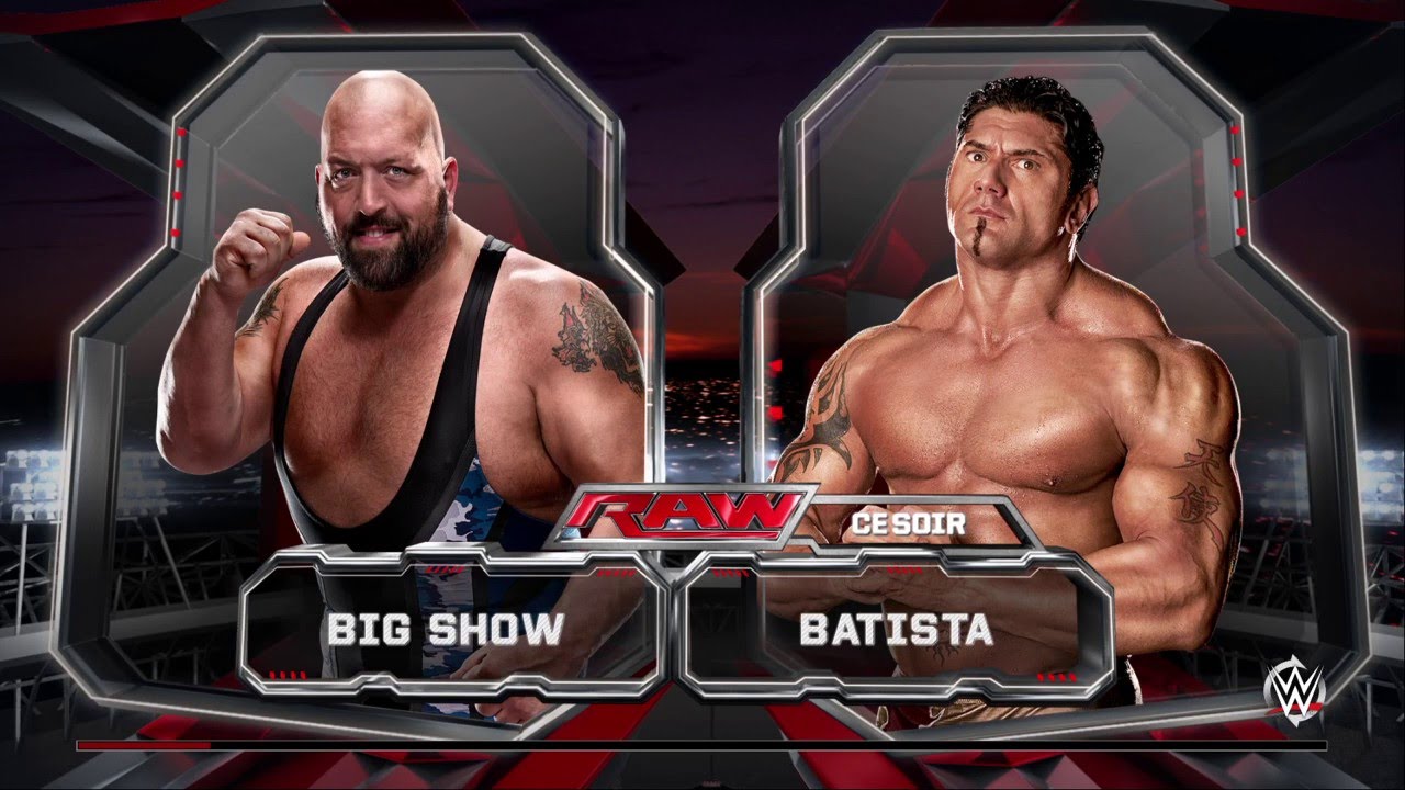 WWE Raw 14/15/16 BIG SHOW .vs. BATISTA - YouTube