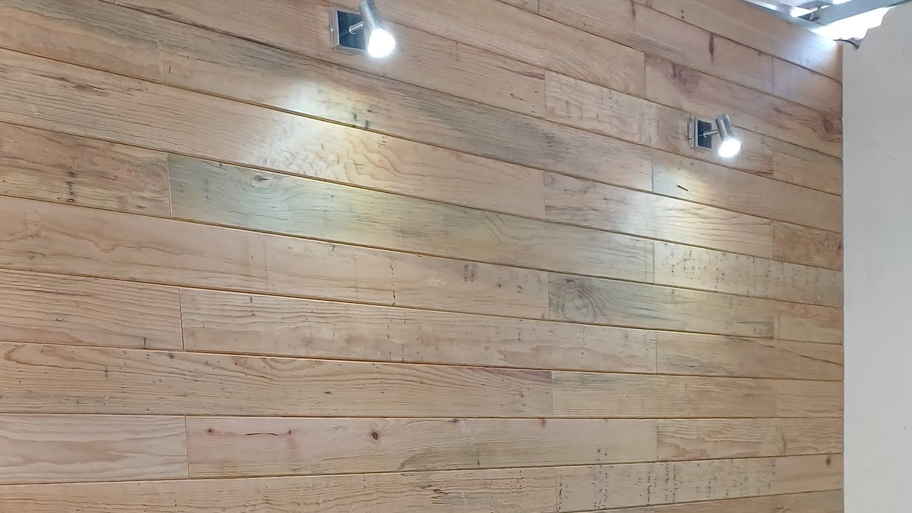 Duela ( Machimbrada) para pared decorativa #woodworking - YouTube