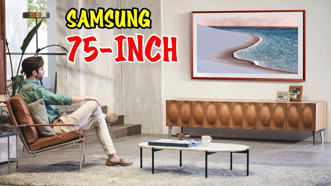Samsung 75 Inch Class The Frame 📺 QLED TV Review! - YouTube