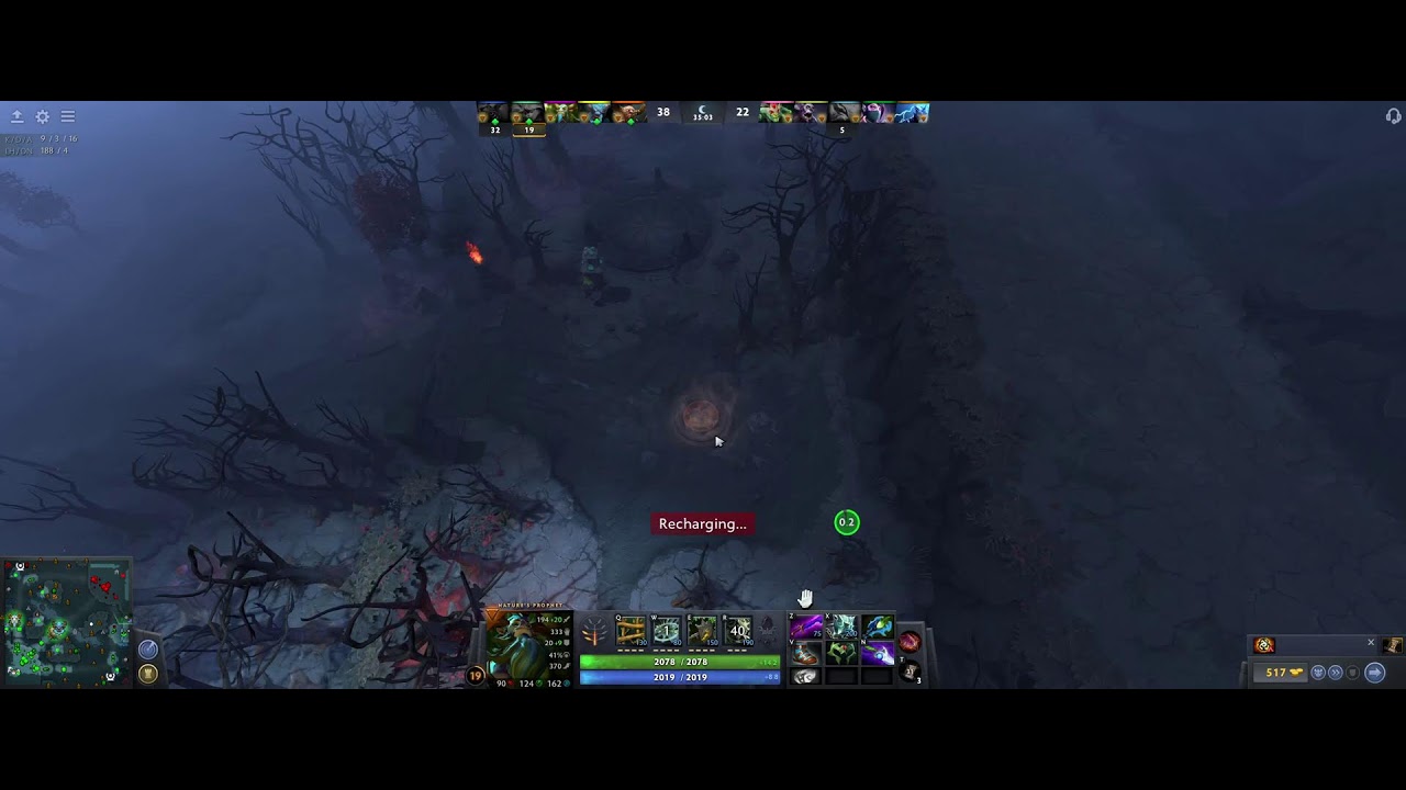 DOTA 2 - 7.33C - MID LANE - CARRY NATURE PROPHET VS SLARK - YouTube