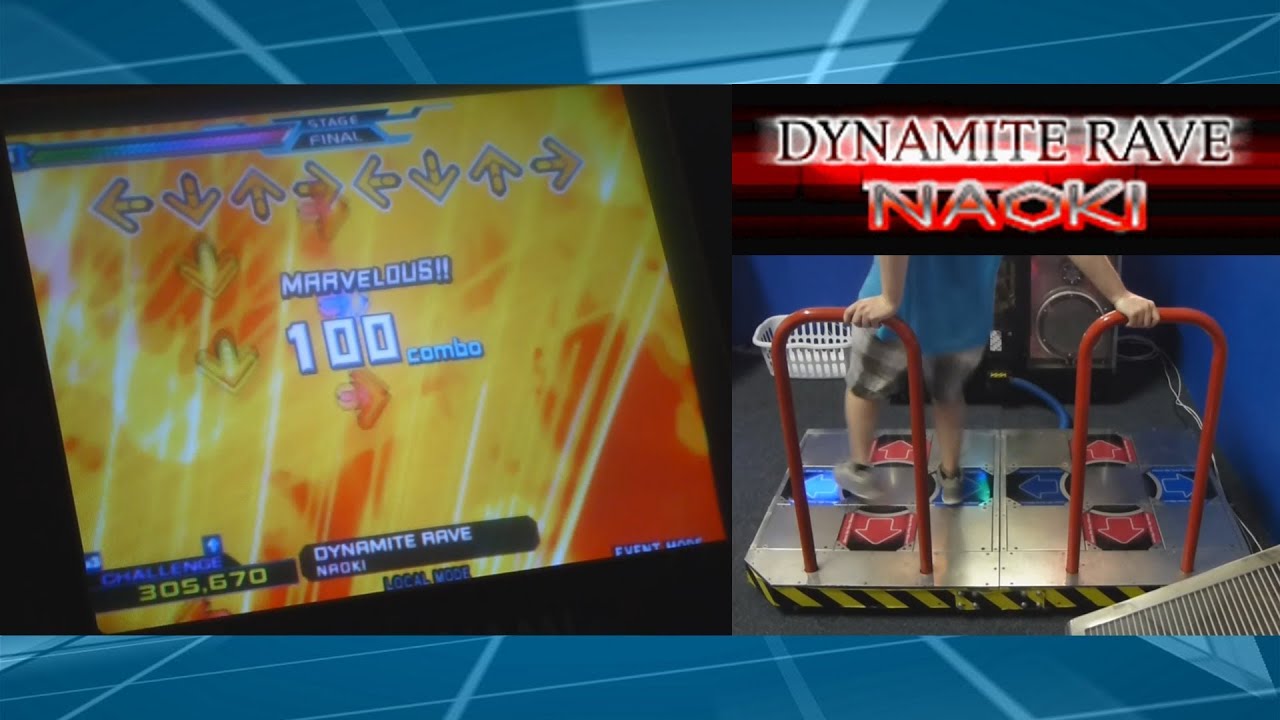 DYNAMITE RAVE (Double Challenge) PFC AAA on DDR SuperNOVA2 - YouTube