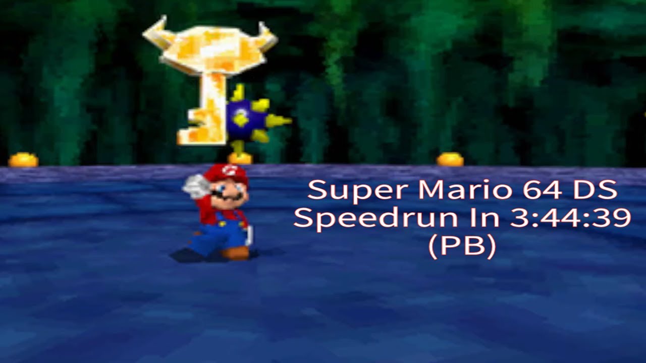 Super Mario 64 DS 150 Star Speedrun In 3:44:39 (PB) - YouTube