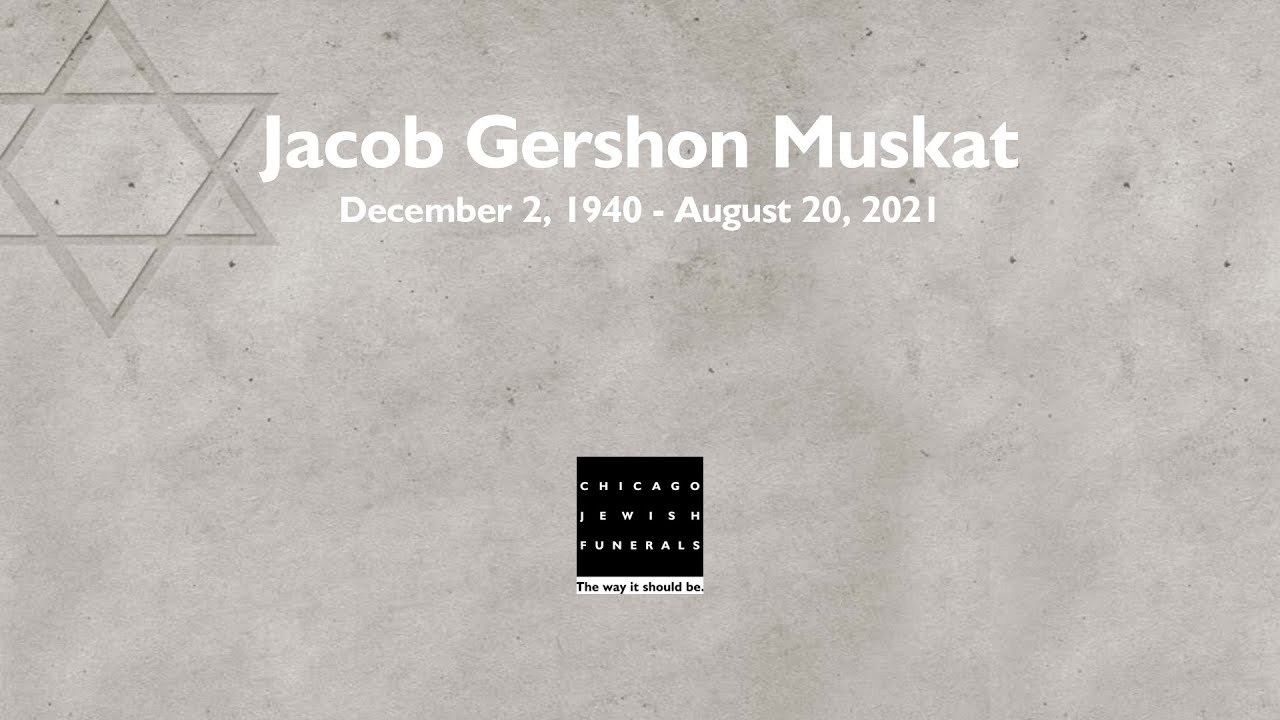 Jacob Gershon Muskat - YouTube