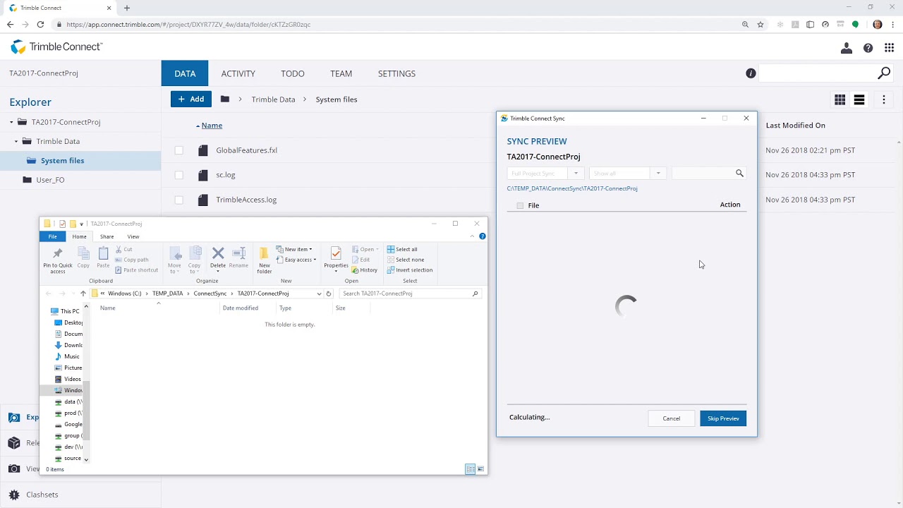 Synchronizing Trimble Connect Cloud with Office Files - YouTube