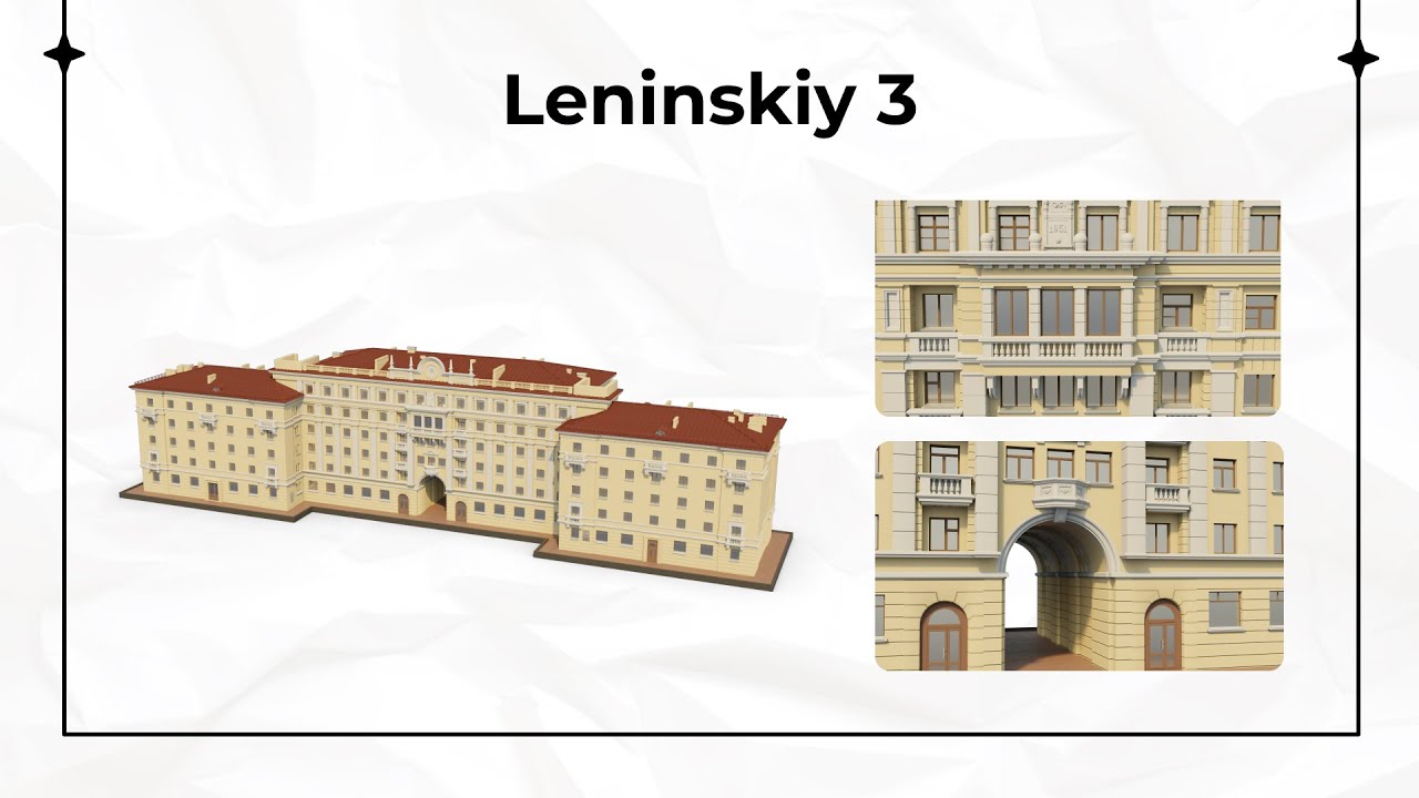 Building at 3 Leninsky Street - YouTube