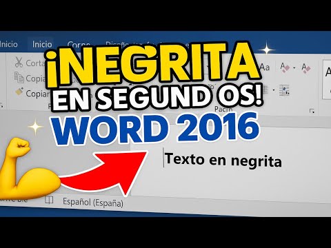 💪 WORD 2016: ¡PON LETRAS EN NEGRITA EN SEGUNDOS! 😱