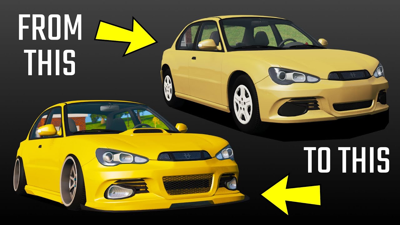 How to build a STANCE CAR | BeamNG.Drive - YouTube