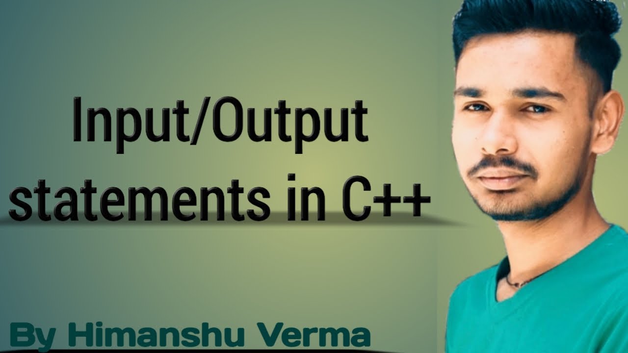 LEC 2 INPUT OUTPUT ISTATEMENTS IN C C BASICS C PROGRAMMING HOW TO LEC 2 INPUT OUTPUT ISTATEMENTS IN C C BASICS C PROGRAMMING HOW TO