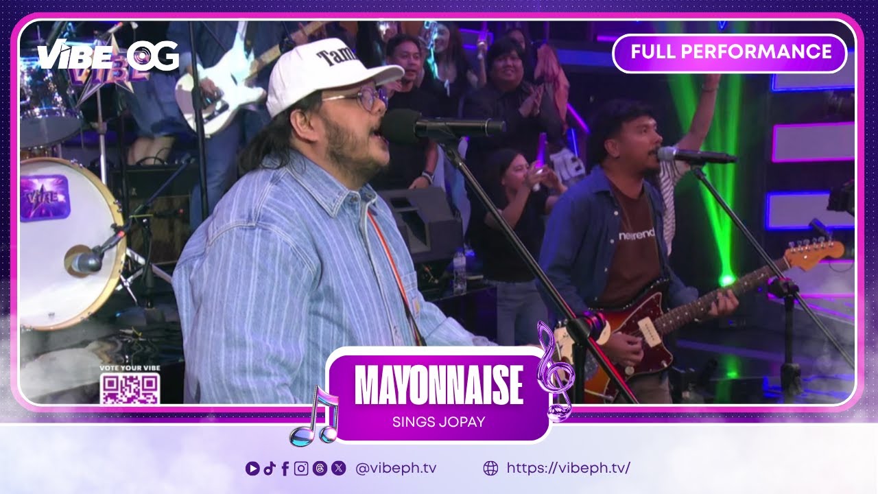 VIBE PH | Mayonnaise Performs “Jopay” — VIBE Pilot Episode 💛 - YouTube