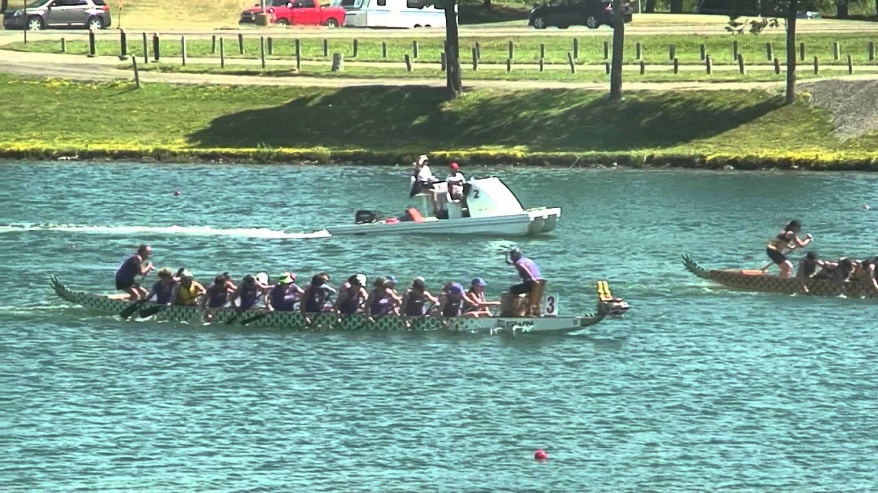Canadian Dragon Boat Championships 2014 ★ Race 76 ★ HEAT Senior B women ...