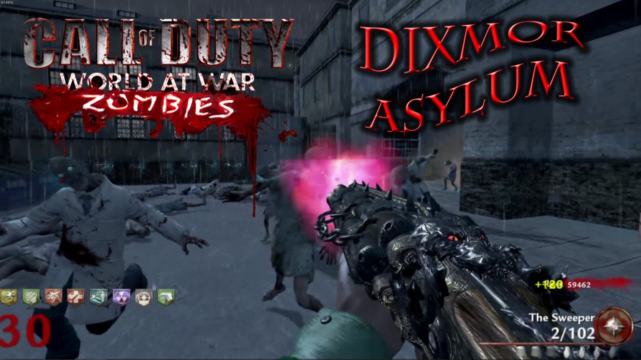 Dixmor Asylum v1.2 - Solo Run - CoD: Custom Zombies Playthrough - YouTube