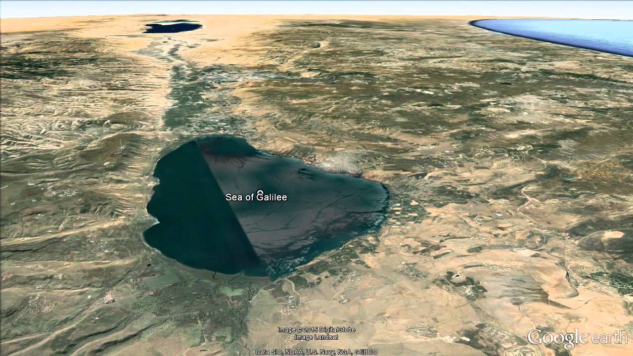 Google Earth-Hermon, Galilee, Dead Sea - YouTube
