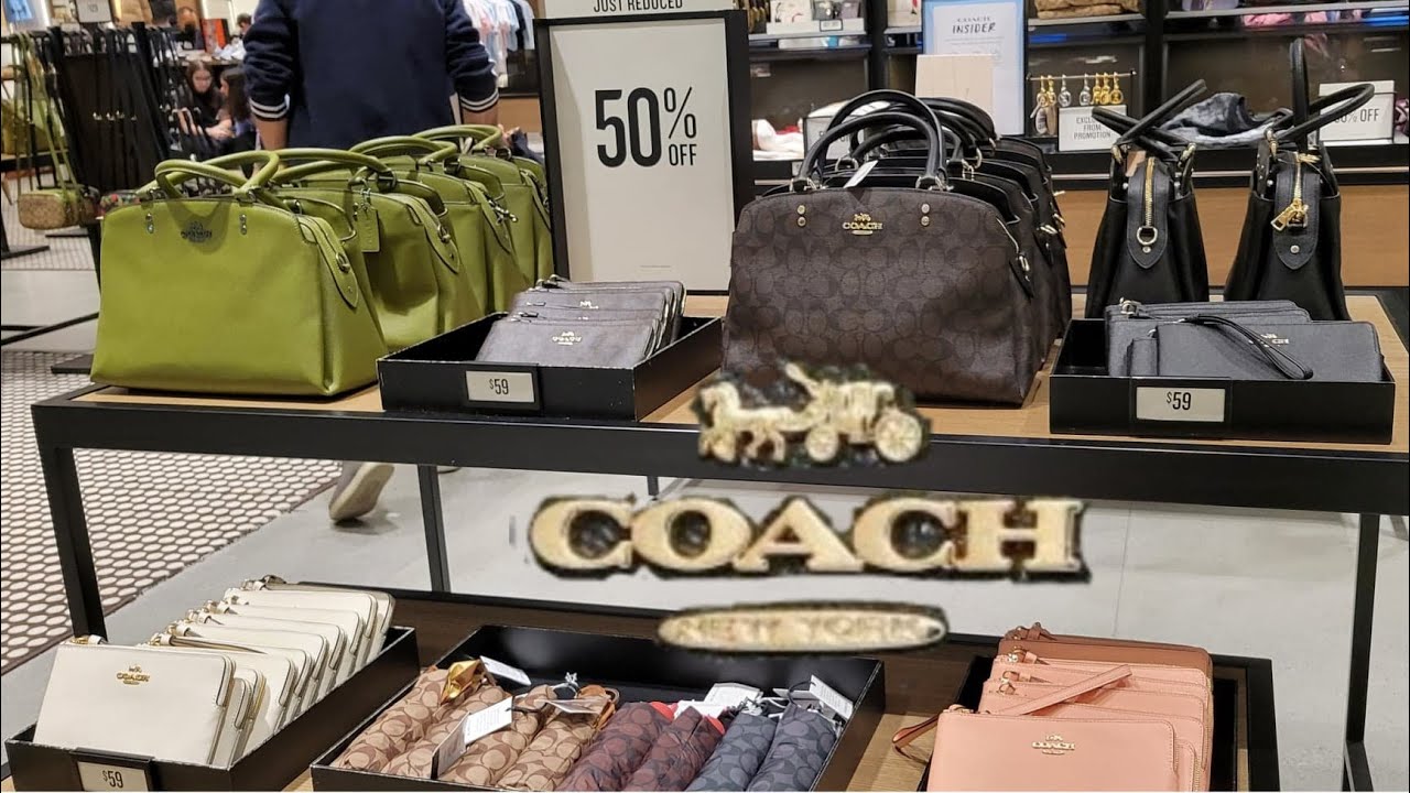 COACH OUTLET// NEW ARRIVAL ~ SALE ALMOST EVERYTHING BROWSE WITH ME ...