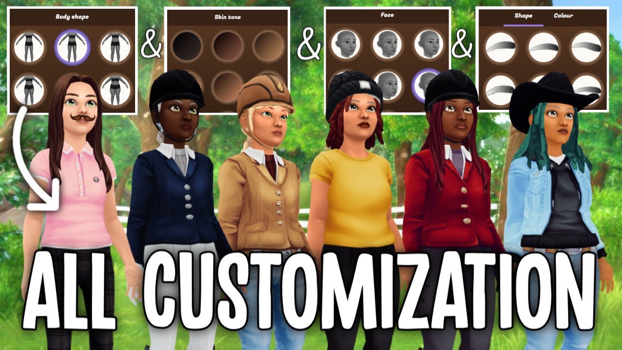 *ALL* NEW UPDATED CHARACTER CUSTOMIZATION OPTIONS! (Body Types, Skin ...