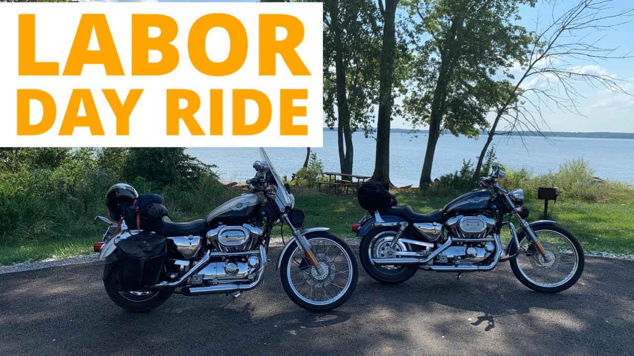 Labor Day Ride On Custom Harleys - YouTube