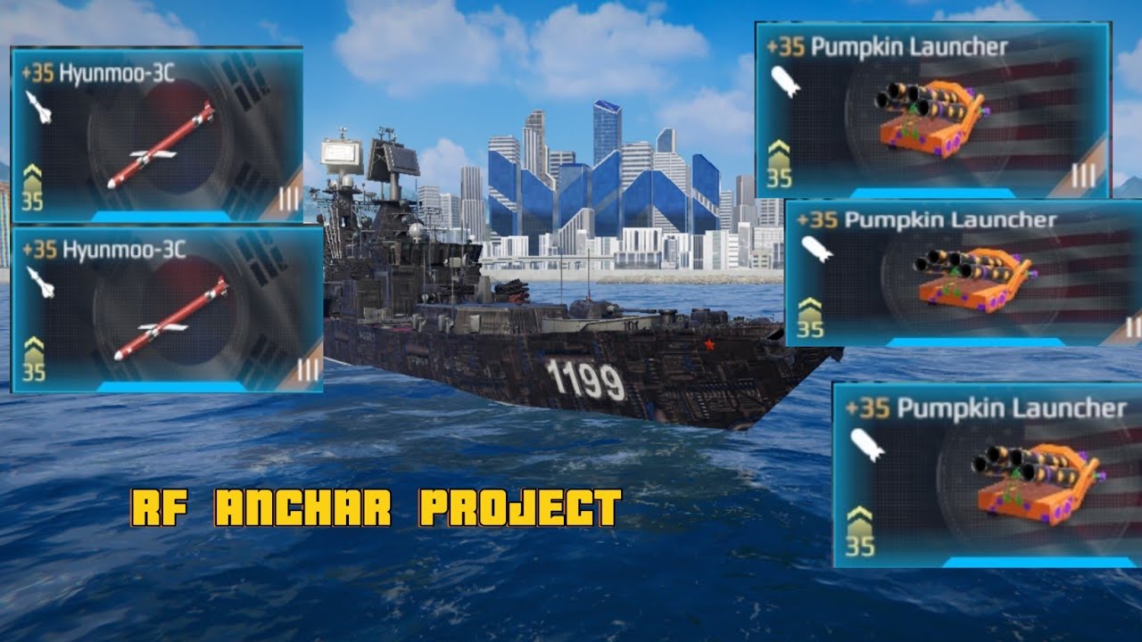 RF ANCHAR (PROJECT 1199) destructor ruso con pumpkin laumcher y hyummno ...