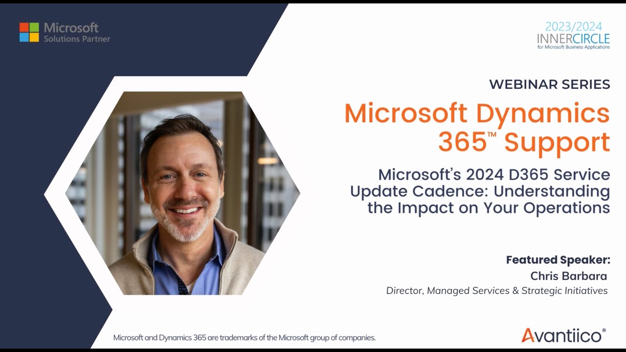 Microsoft Dynamics 365 Support: One Version Update Cadence + Impacts to ...