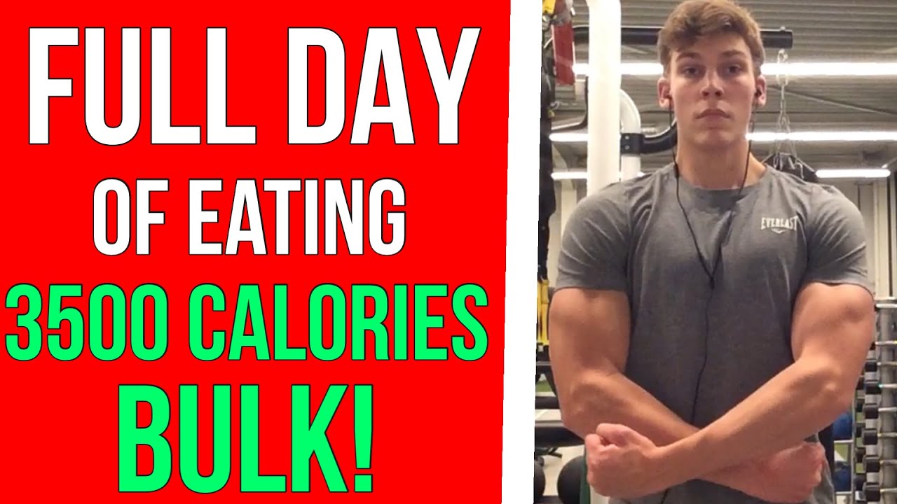 Teenager BULK Full Day of Eating | 3500 CALORIES. Skinny Kid BULKING Up ...