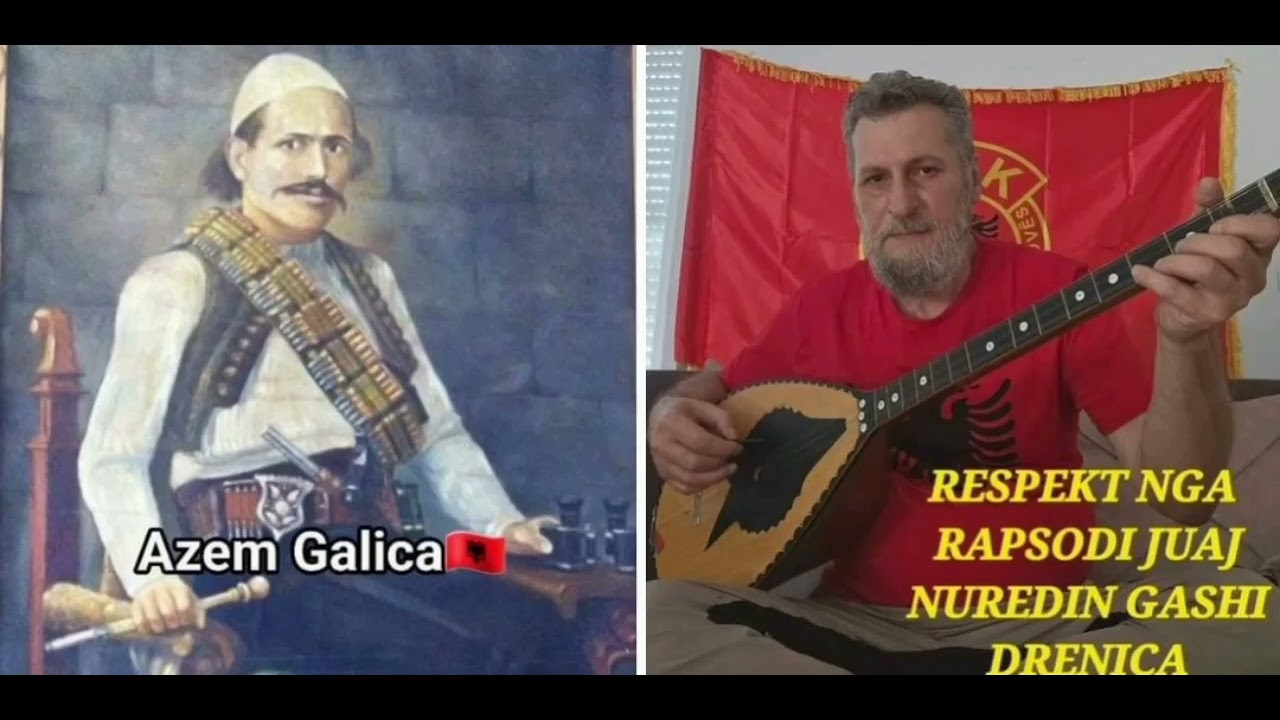 Inspirim nga Azem Galica, rapsodi Nuredin Gashi-Drenica - YouTube