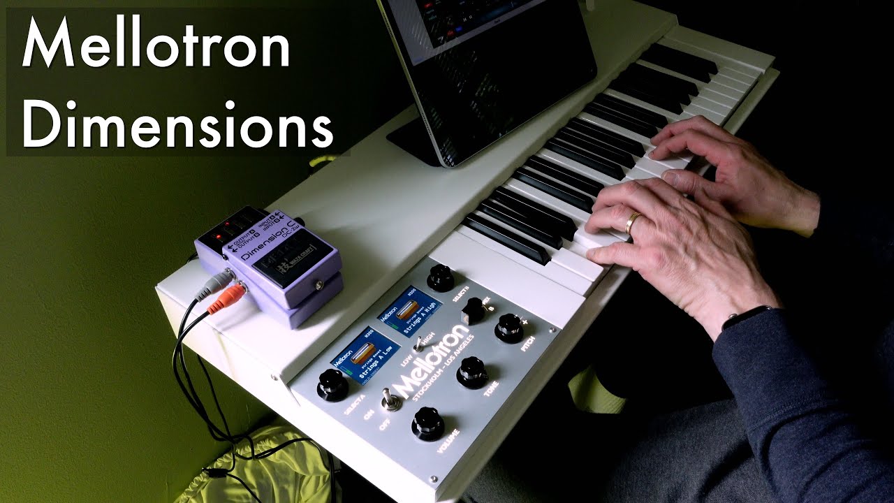 Mellotron Dimensions — Boss DC-2w Dimension C, Gauss Field Looper ...