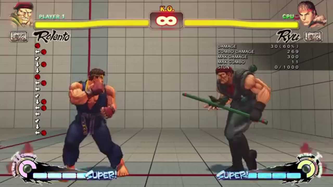 USF4: Rolento's corner mix up - YouTube