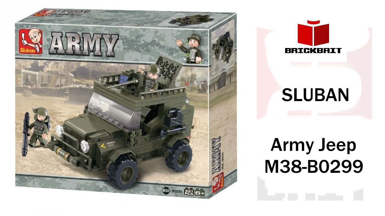[SLUBAN] Army Jeep (Set M38-B0299) - YouTube
