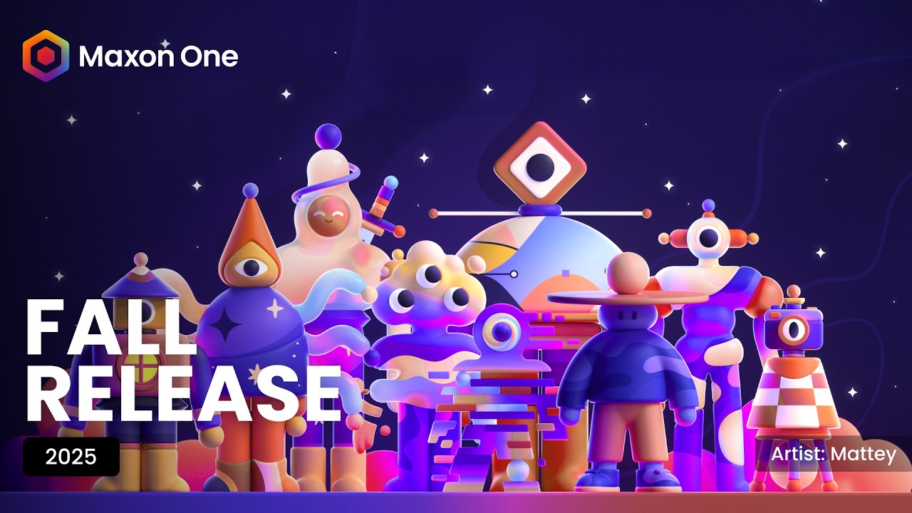 Maxon 2025年秋リリース - YouTube