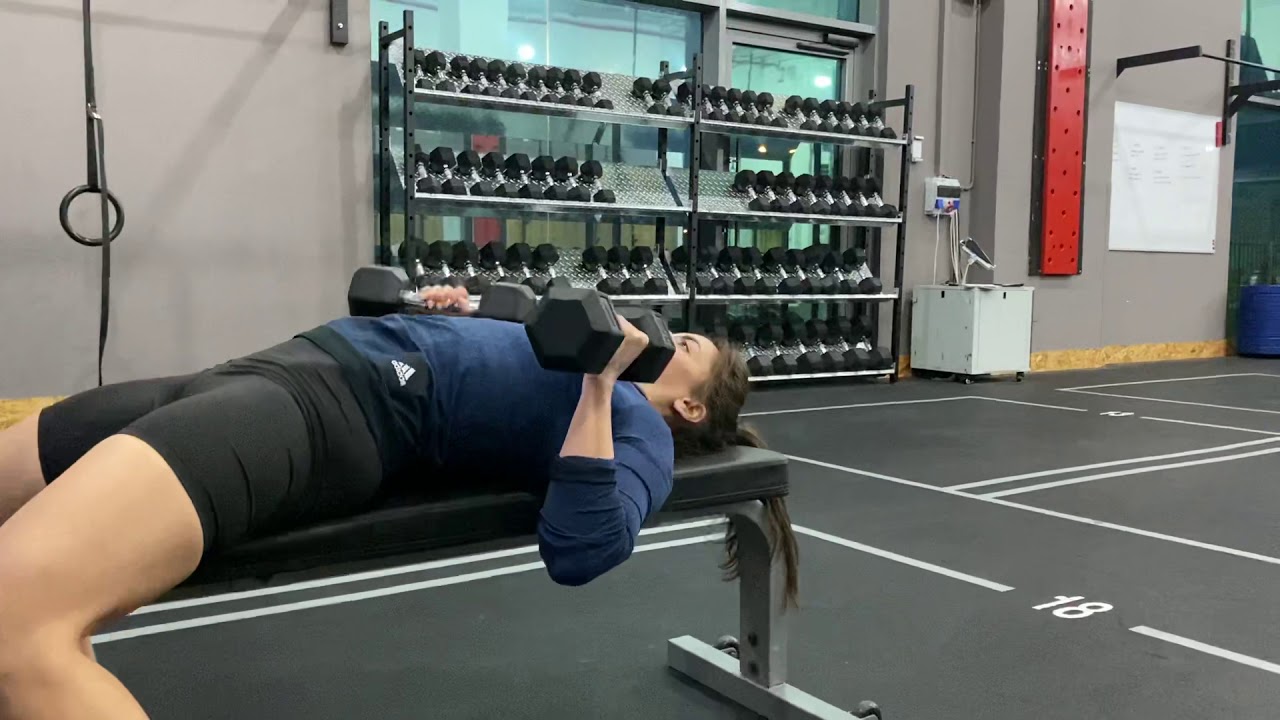 Bottom up Single arm DB bench press - YouTube