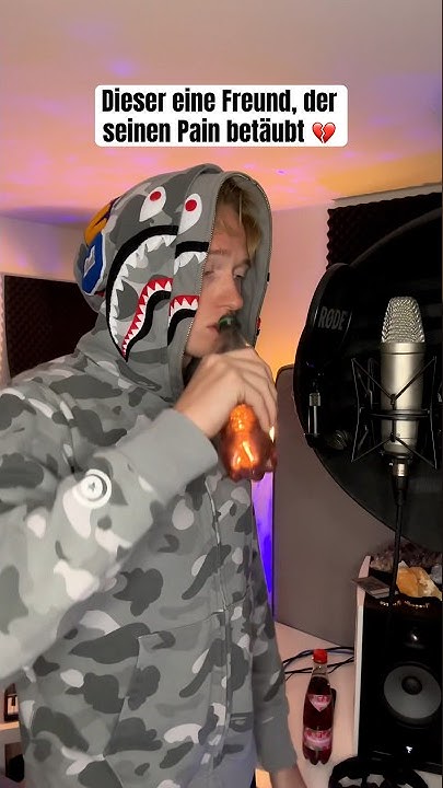 Wenn der Rapper seinen Pain betäubt 💔🩹 #deutschrap #studio #deep - YouTube