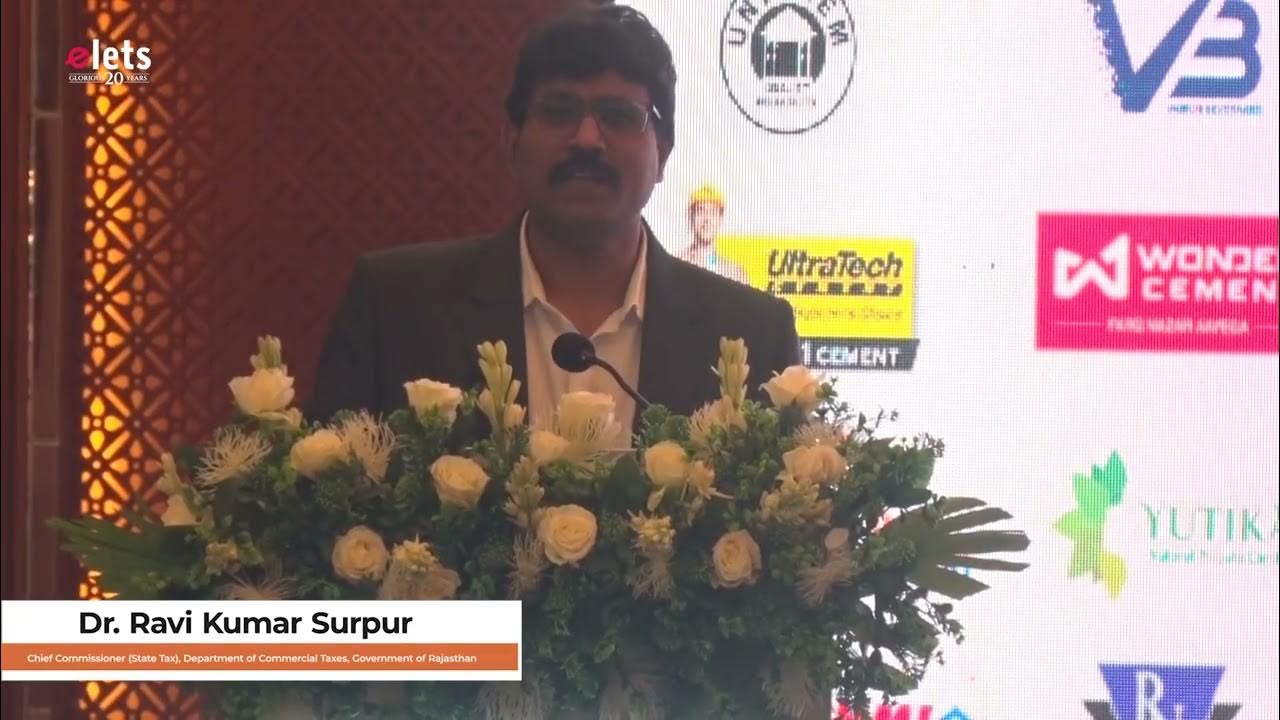 Dr. Ravi Kumar Surpur, Chief Commissioner (State Tax), Dept. of Commercial Taxes, Govt of ...