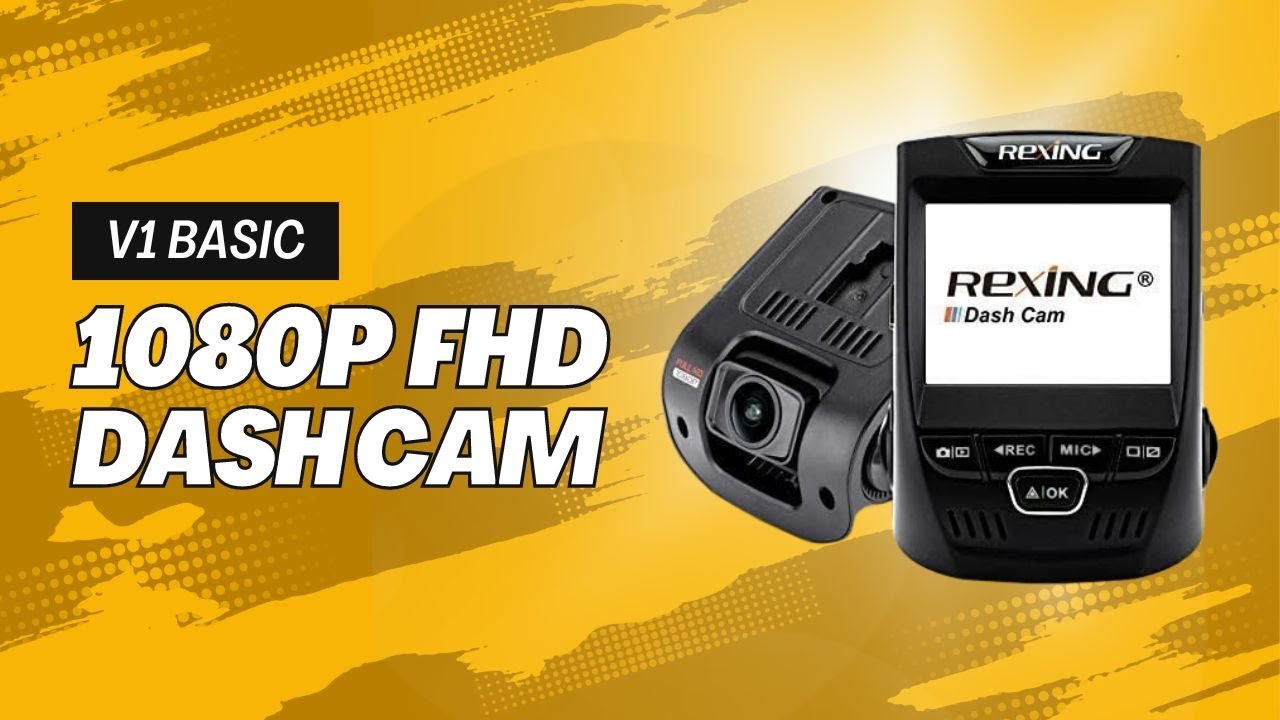 Rexing V1 Basic Dash Cam: 1080P FHD Car Recorder! | Review - YouTube