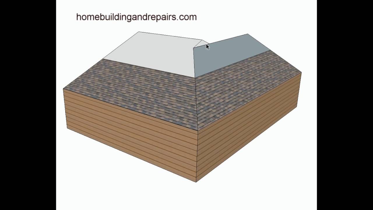 How To Design New Home Addition Roof From L Shaped Floor Plan - YouTube